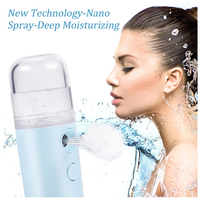 Buy Nano Mist Sprayer 30ml – USB Rechargeable Facial Steamer for Deep Hydration & Skin ...